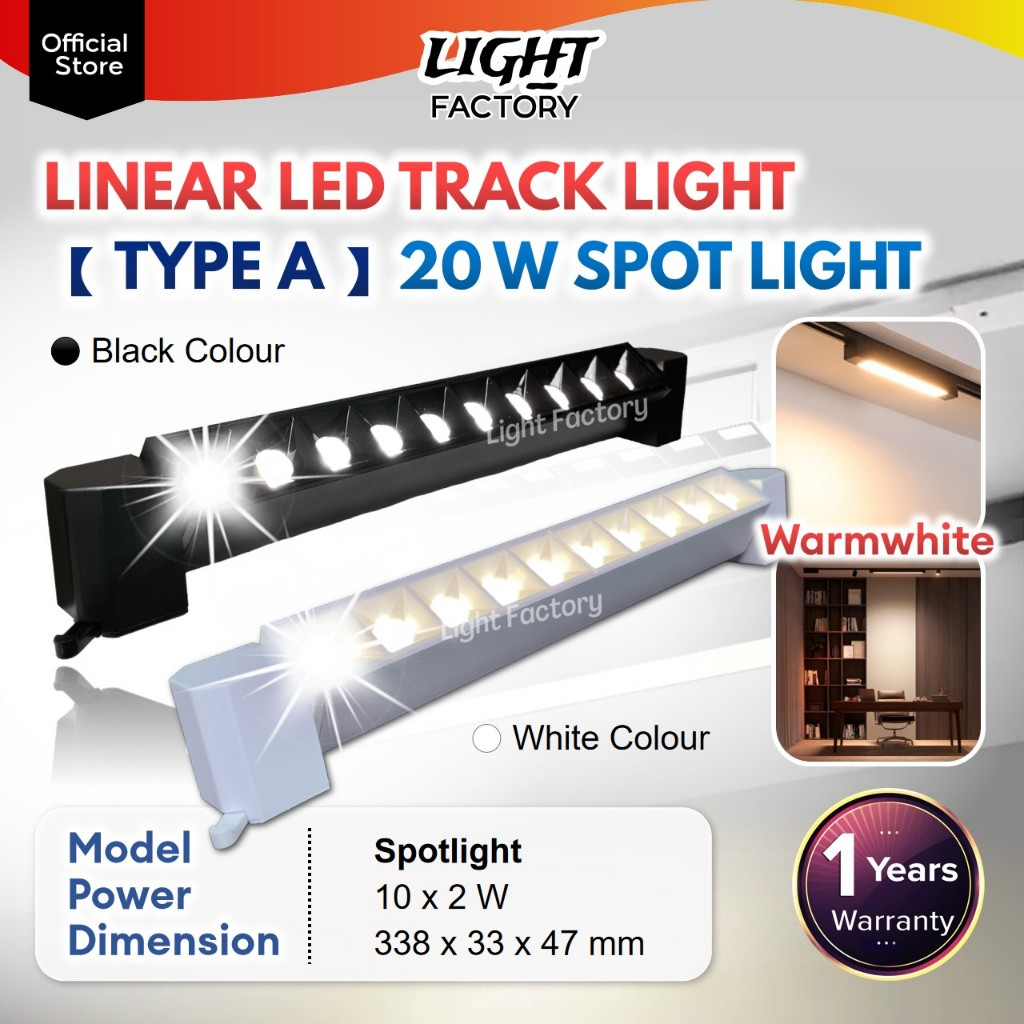 🔥NEW🔥Linear Led Track Light 10W 20W 30W Spotlight LED 1 Meter Track ...