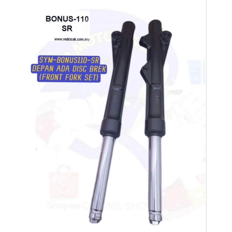 SYM BONUS110 SR (DISC) / BONUS-110-SR / BONUS110SR-DISK DEPAN FRONT ...