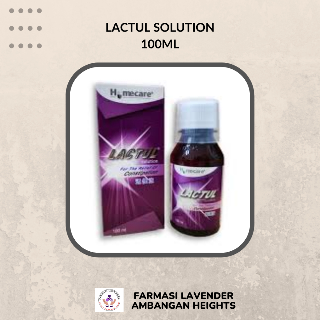 Lactul Solution (For the relief of constipation) 100ml | Shopee Malaysia