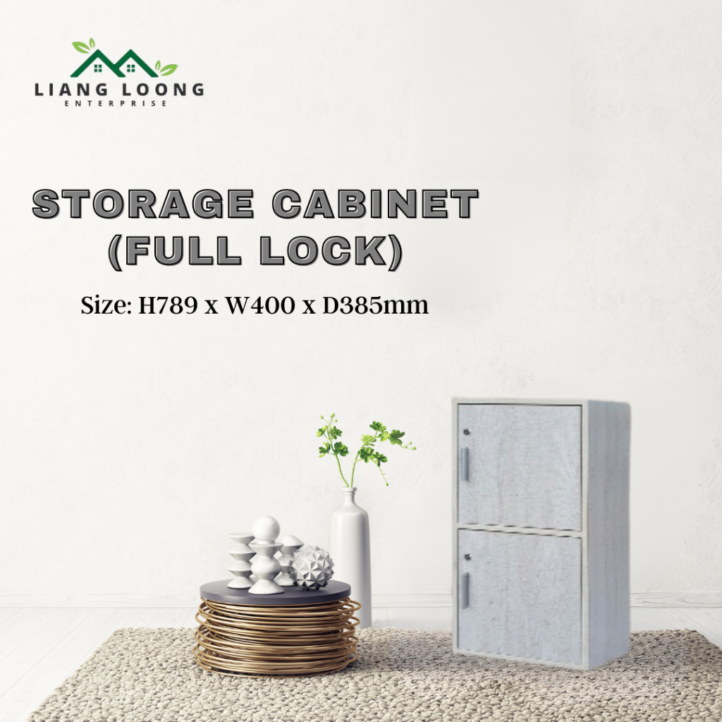 [READY STOCK] Storage Cabinet With Lock | Kabinet Penyimpanan | Kabinet ...