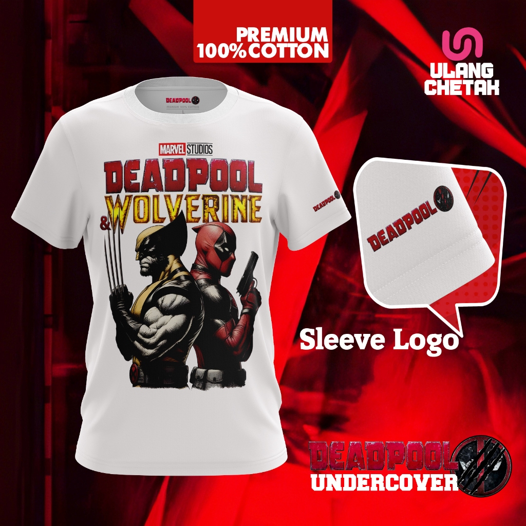 Deadpool 3 The Movie Deadpool And Wolverine D02 - Tshirt Unisex 100% ...