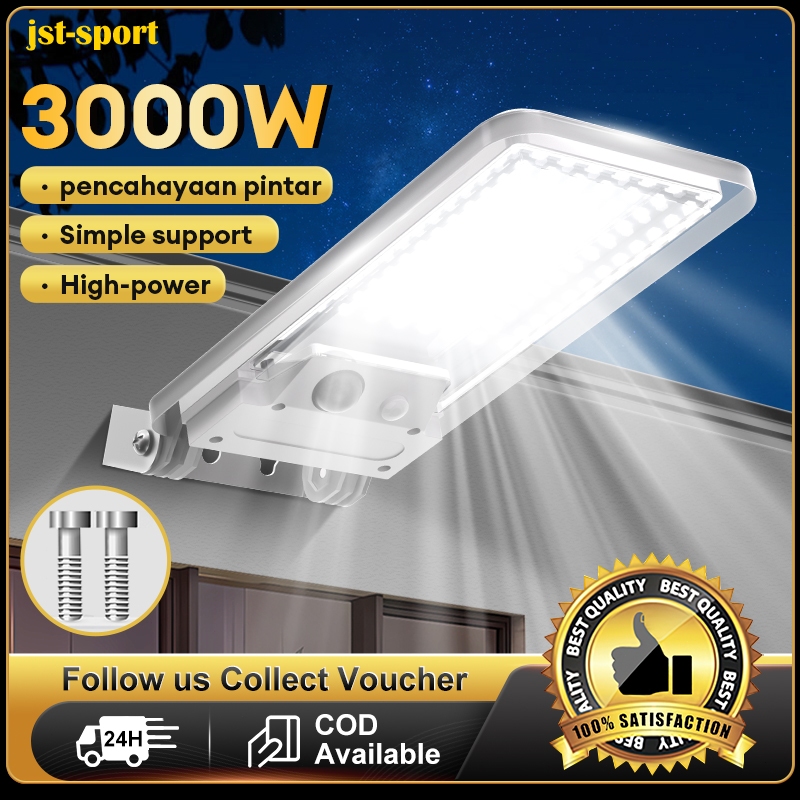 Solar Light LED Street Light Lampu Solar Spotlight Kuasa Tinggi Lampu ...