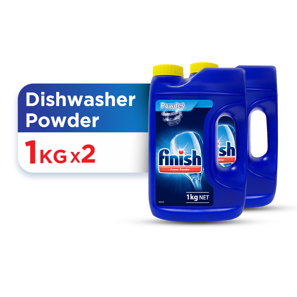 Finish Dishwasher Cleaning Powder Regular (1kg x 2) [Deep cleaning ...