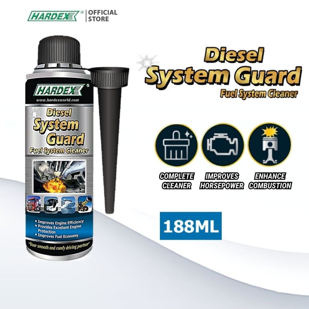 HARDEX Diesel System Guard Fuel System Cleaner (188ml) HDT-3 | Shopee ...