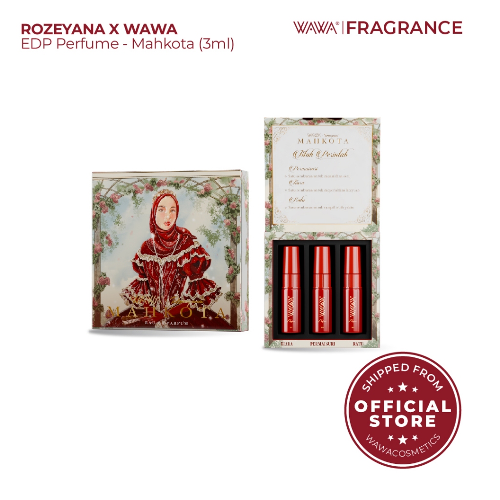 WAWA MINI EDP PARFUM 3ML X 3 PCS | LAGENDA CINTA / MAHKOTA | LIMITED ...