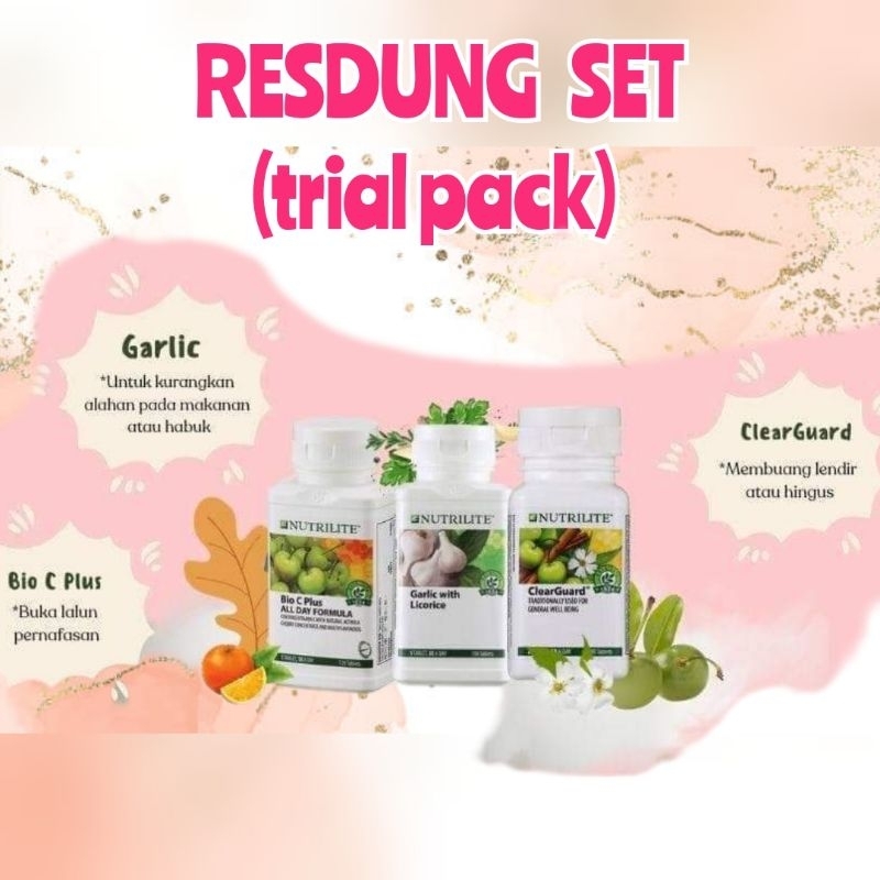NUTRILITE RESDUNG SET (TRIAL PACK) | Shopee Malaysia