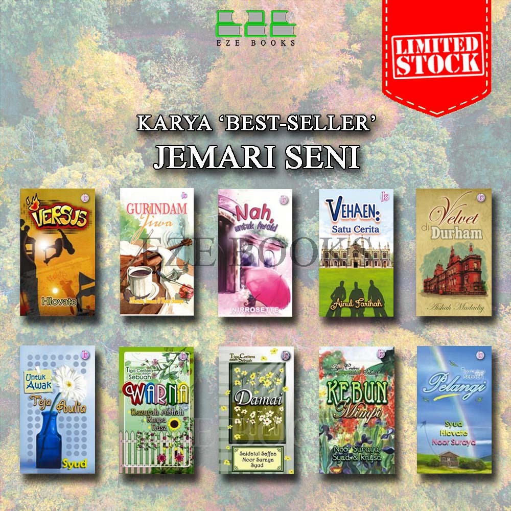 (EZE) NOVEL MELAYU JEMARI SENI | HLOVATE SYUD NIRROSETTE RNYSA NOOR ...