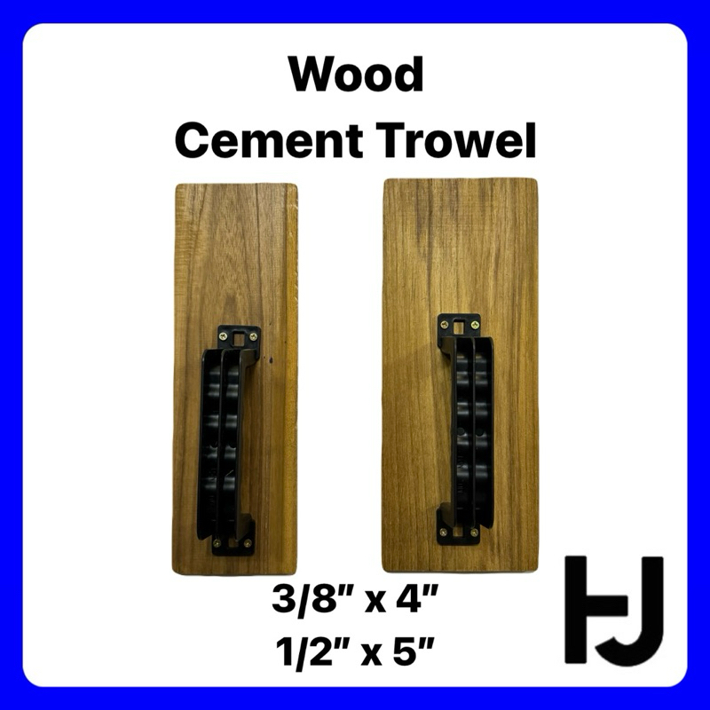 3/8” x 4” 1/2” x 5” KAYU JATI CEMENT TROWEL WOOD PLASTERING CEMENT ...