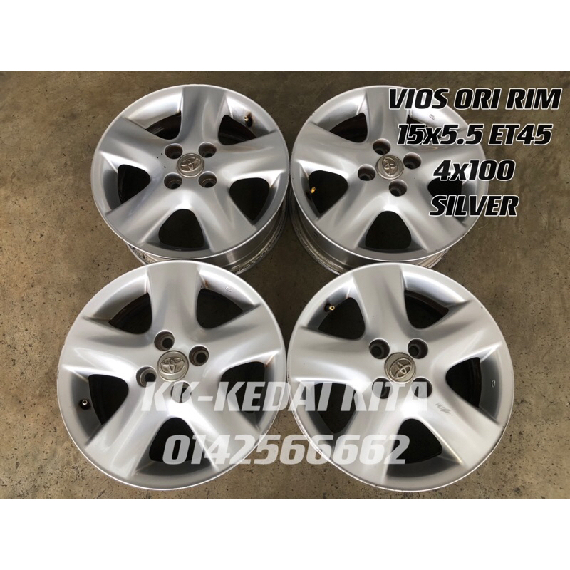 USED TOYOTA VIOS ORI RIM 15 INCHI | Shopee Malaysia
