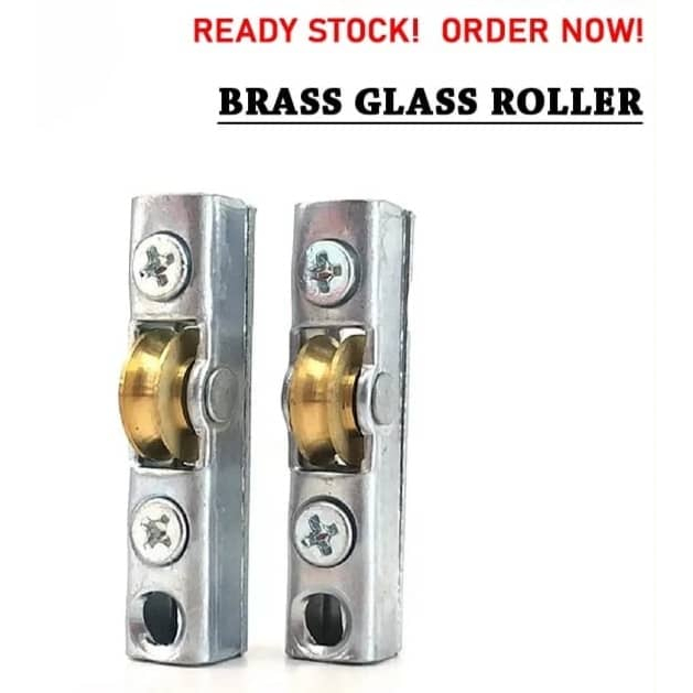 Brass Glass Roller Showcase Sliding Roller Aluminum Glass Cabinet Door ...