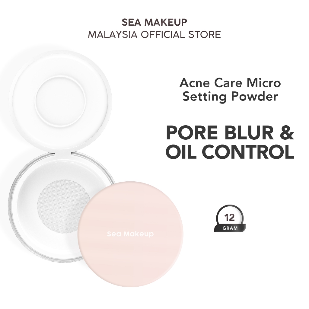 Sea Makeup Acne Care Micro Translucent Setting Loose Powder for Acne ...