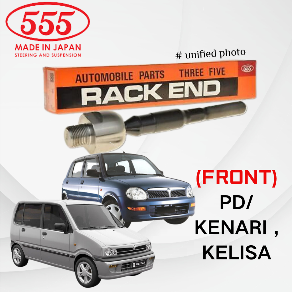 PERODUA KENARI , KELISA 555 JAPAN BRAND STEERING RACK END (SET = 2PCS ...