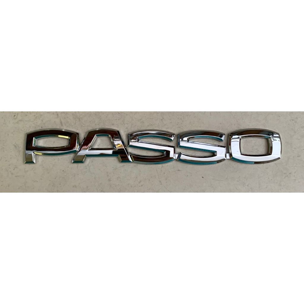 EMBLEM LOGO TOYOTA PASSO MYVI HANA BOON Perodua Myvi Passo | Shopee ...