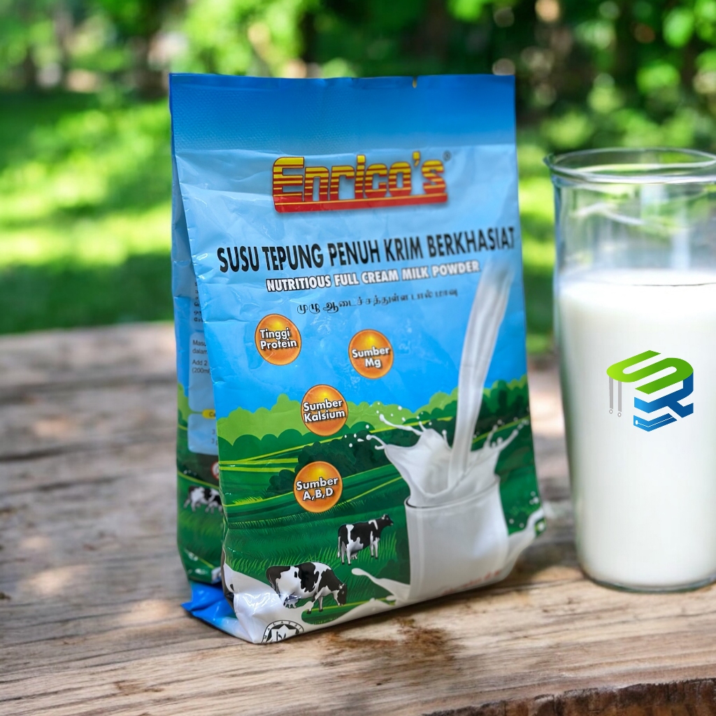 Enrico's Full Cream Milk Powder 550G | Susu Tepung Penuh Krim | 550G x 1 Packet | Shopee Malaysia