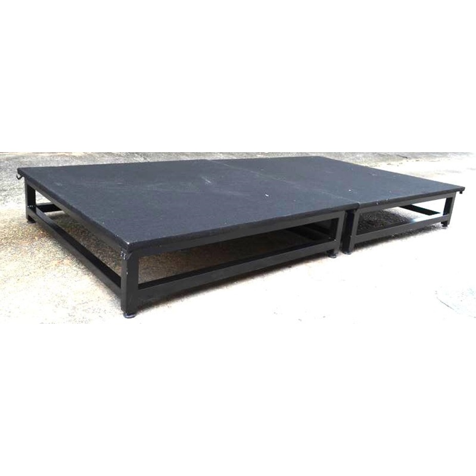 Low stage (size: 120L x 240W x 20H cm) platform size 4ft x 8ft x 1ft ...