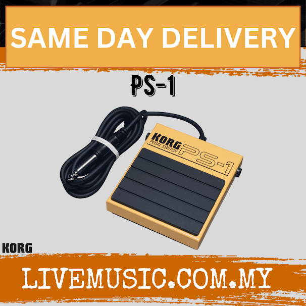 Korg PS-1 Pedal Footswitch for MIDI Keyboard ( PS 1 / PS1 ) | Shopee Malaysia