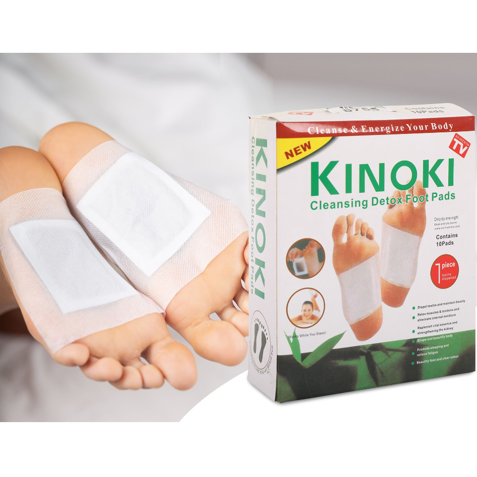 5box=50pcs Kinoki Detox Foot Patch Membersihkan Kaki Retak Tumit Kinoki ...