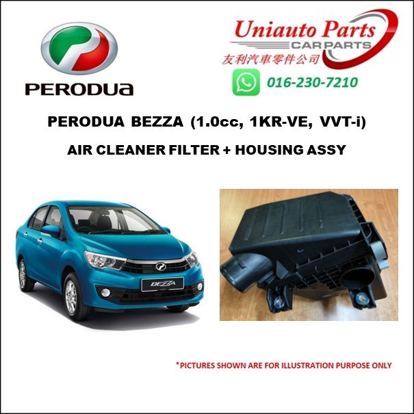 PERODUA BEZZA 1.0cc 1KR VE VVT i AIR CLEANER FILTER HOUSING ASSY Shopee Malaysia
