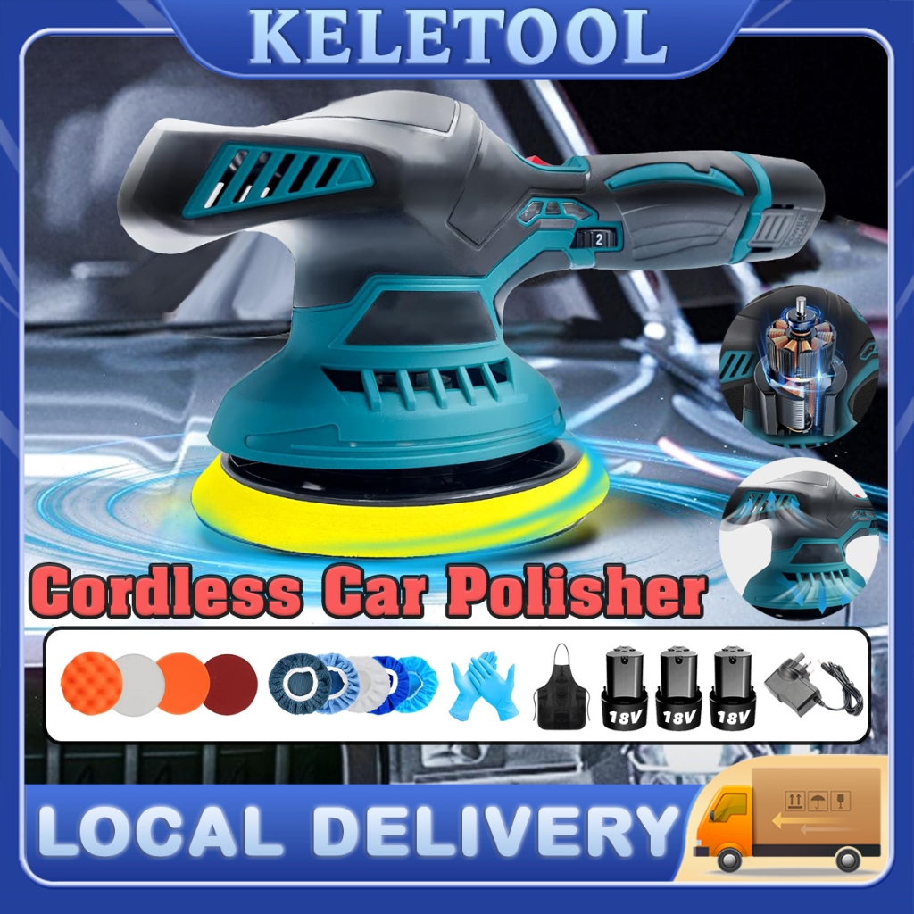 18V Car Polisher Cordless Electric Polisher Car Polishing Machine ...