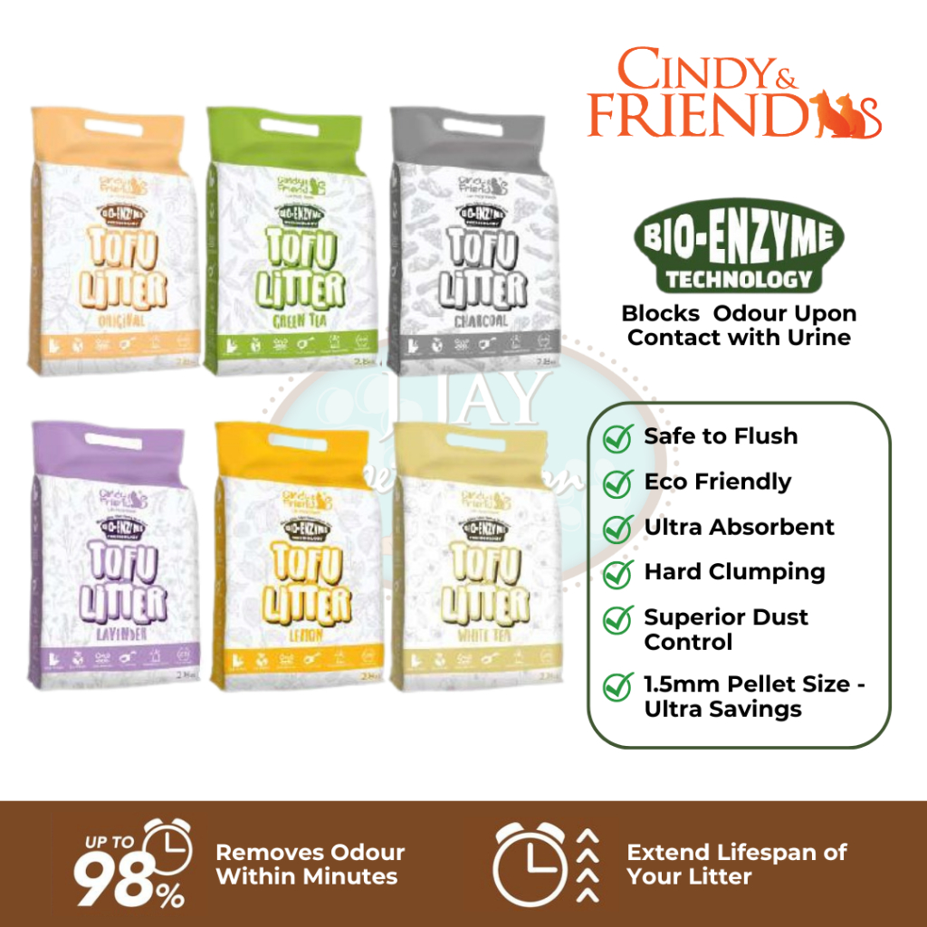 Cindy & Friend Tofu Litter 2.8kg | Shopee Malaysia