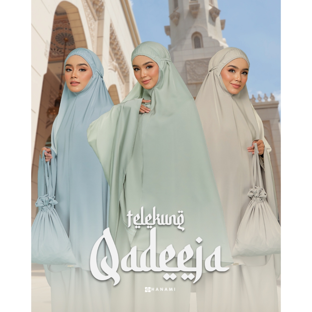 TELEKUNG QADEEJA IRONLESS (MATTE TWILL SATIN BY HANAMI) | Shopee Malaysia