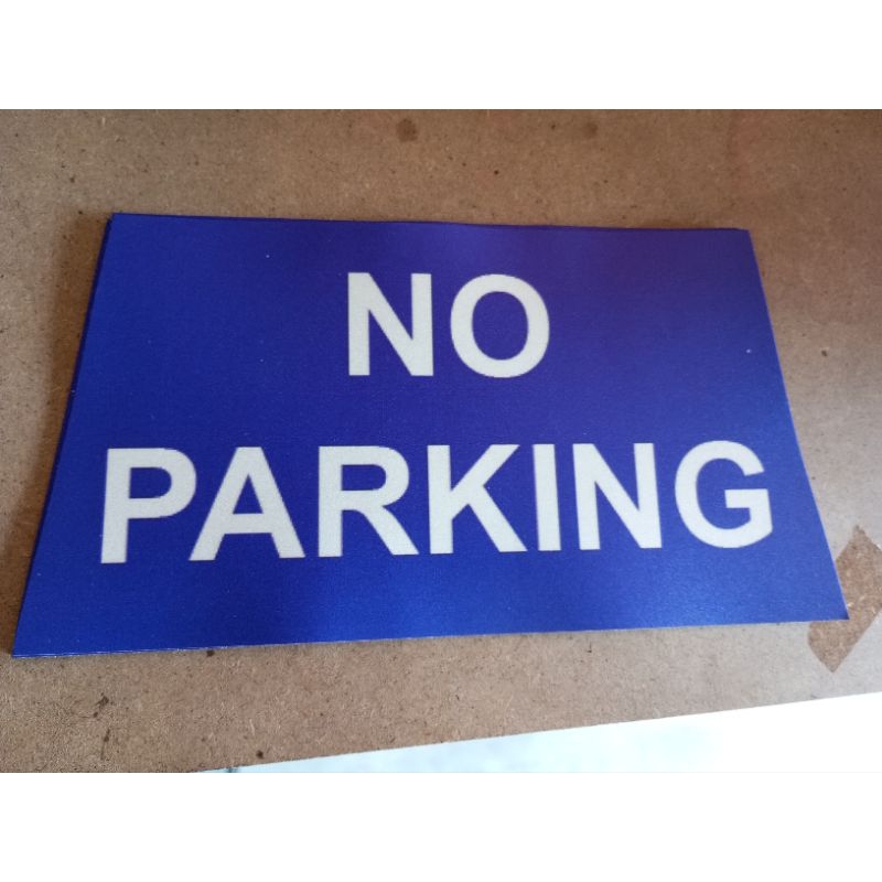 Reflective Sticker for Safety Cone ( Polis Bantuan , Awas , No Parking ...