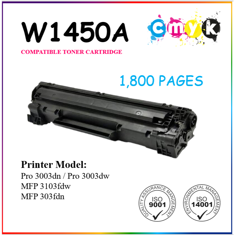 (WITH CHIP) HP W1450A / 145A Toner cartridge for 3003dn / 3003dw / MFP ...