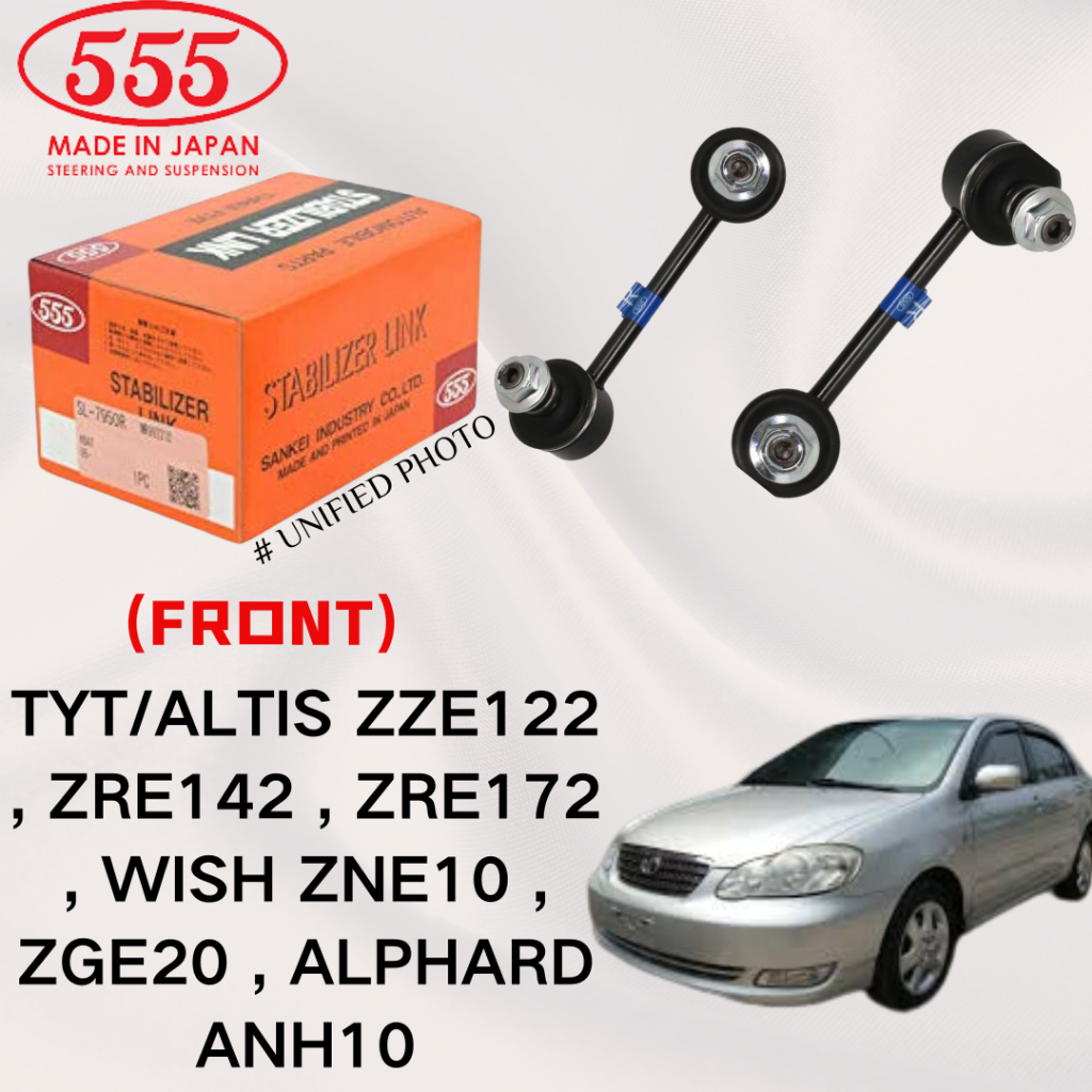 TOYOTA ALTIS ZZE122 , ZRE142 , ZRE172 , WISH ZNE10 , ZGE20 , ALPHARD ...