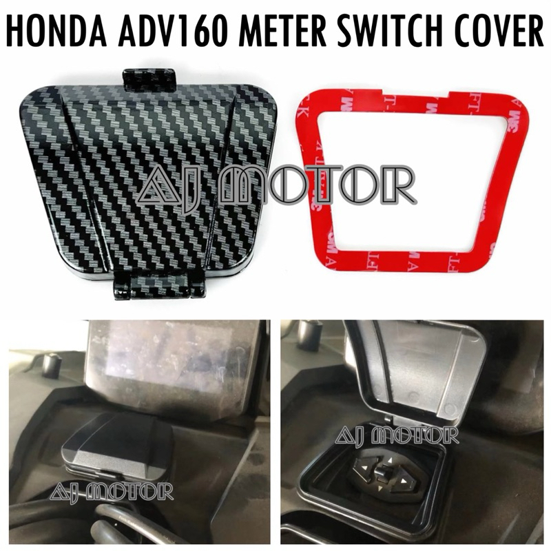 HONDA ADV160 ADV 160 [ METER SWITCH COVER CARBON ] SPEEDO SUIS CAP ...