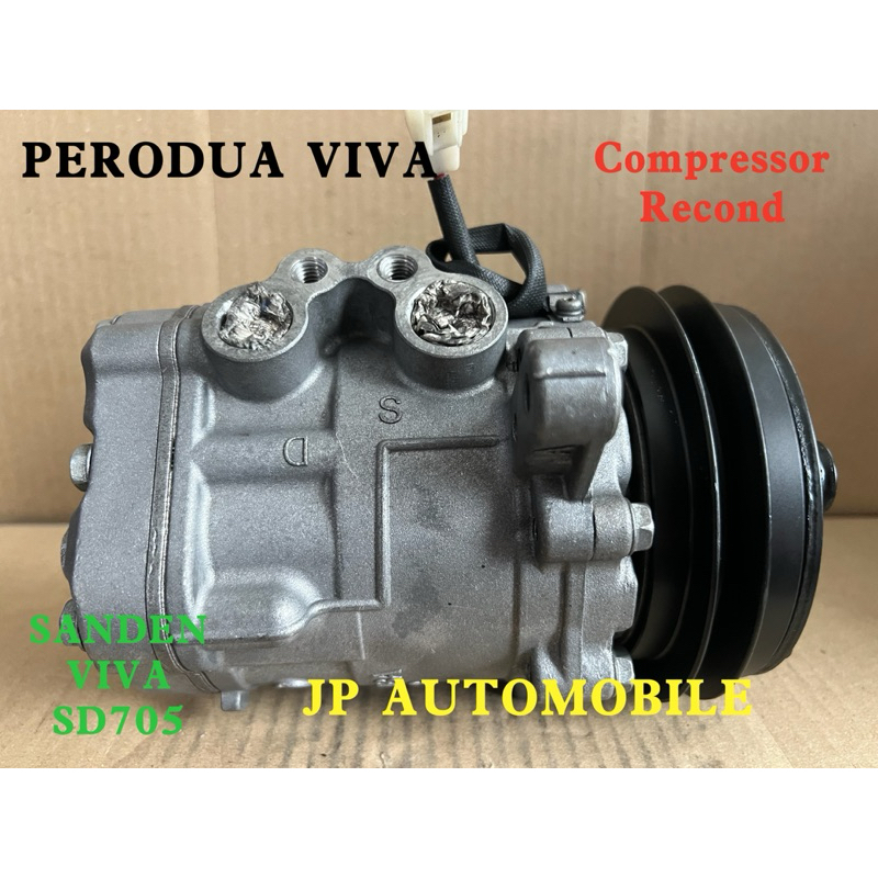 Recond PERODUA VIVA Aircond Compressor SANDEN VIVA | Shopee Malaysia