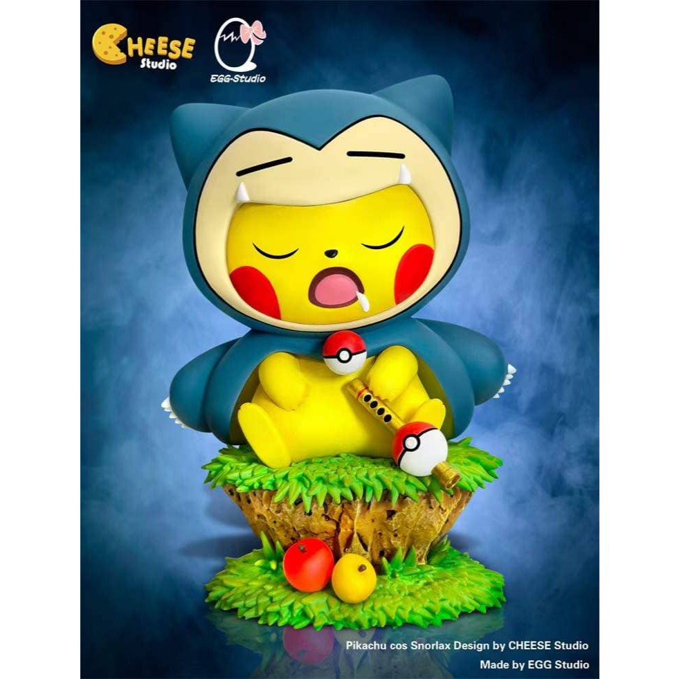 Cheese Studio x Egg Studio - Pokemon - Pika-Snorlax Resin Statue GK | Shopee Malaysia