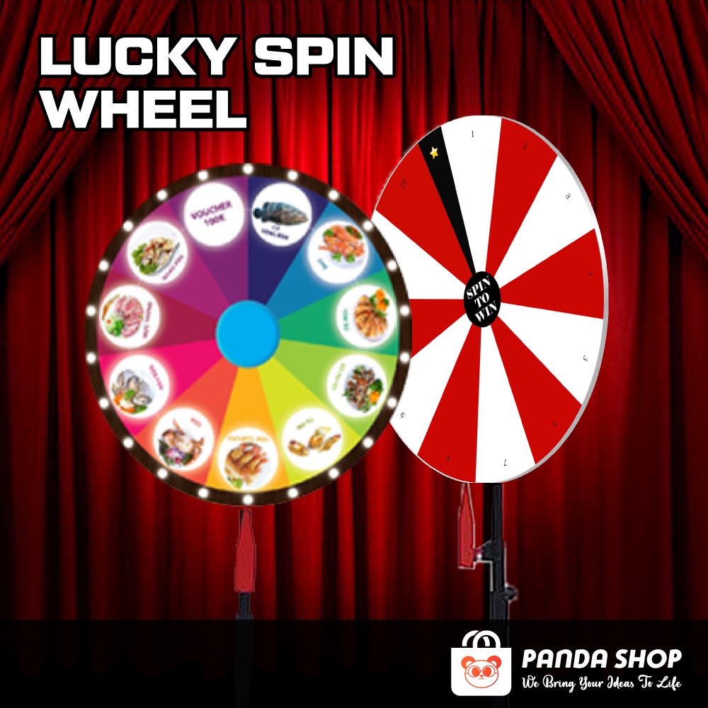 Fortune Wheel Spin Stand Custom Printing (Bring Your Ideas To Life ...