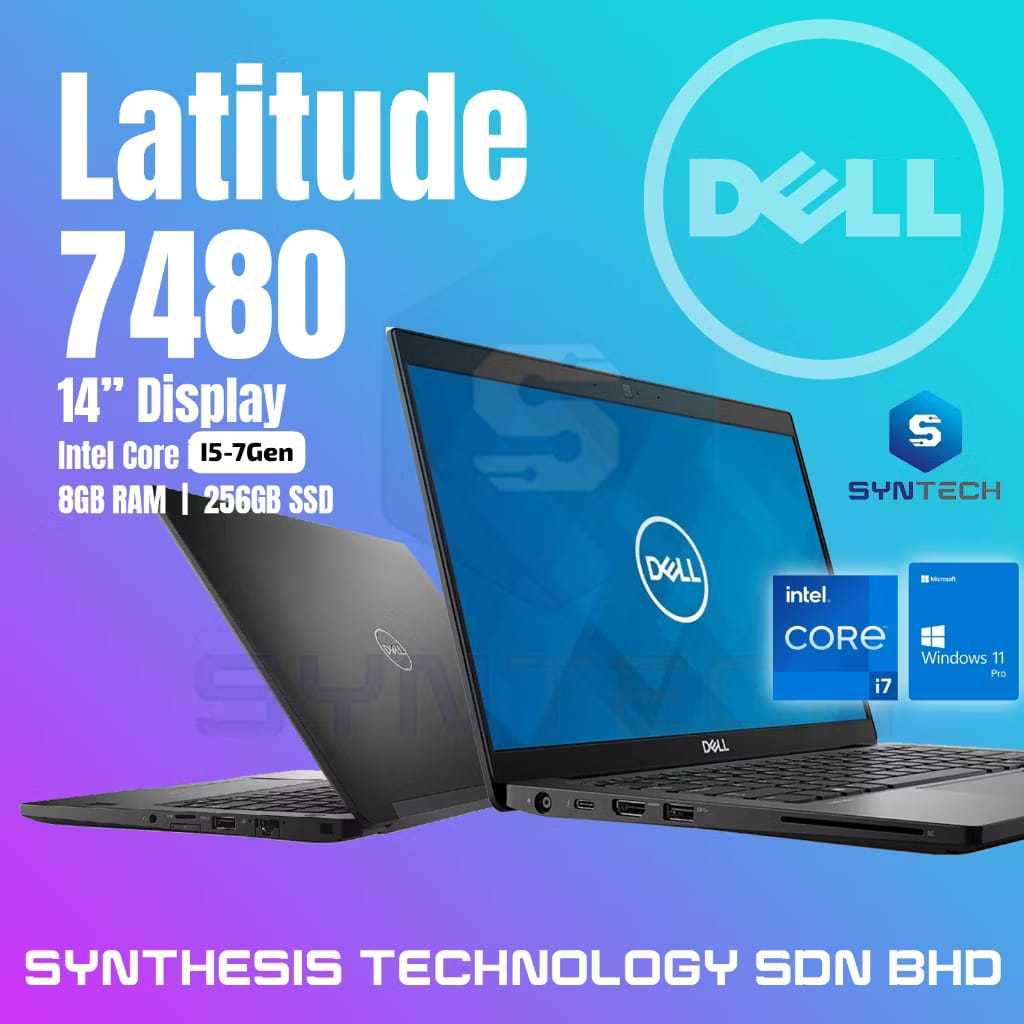 🔥 DELL LATITUDE 7440 7450 7470 7480 7490 🔥 INTEL I5 4-8 GEN 8/16RAM+256 ...