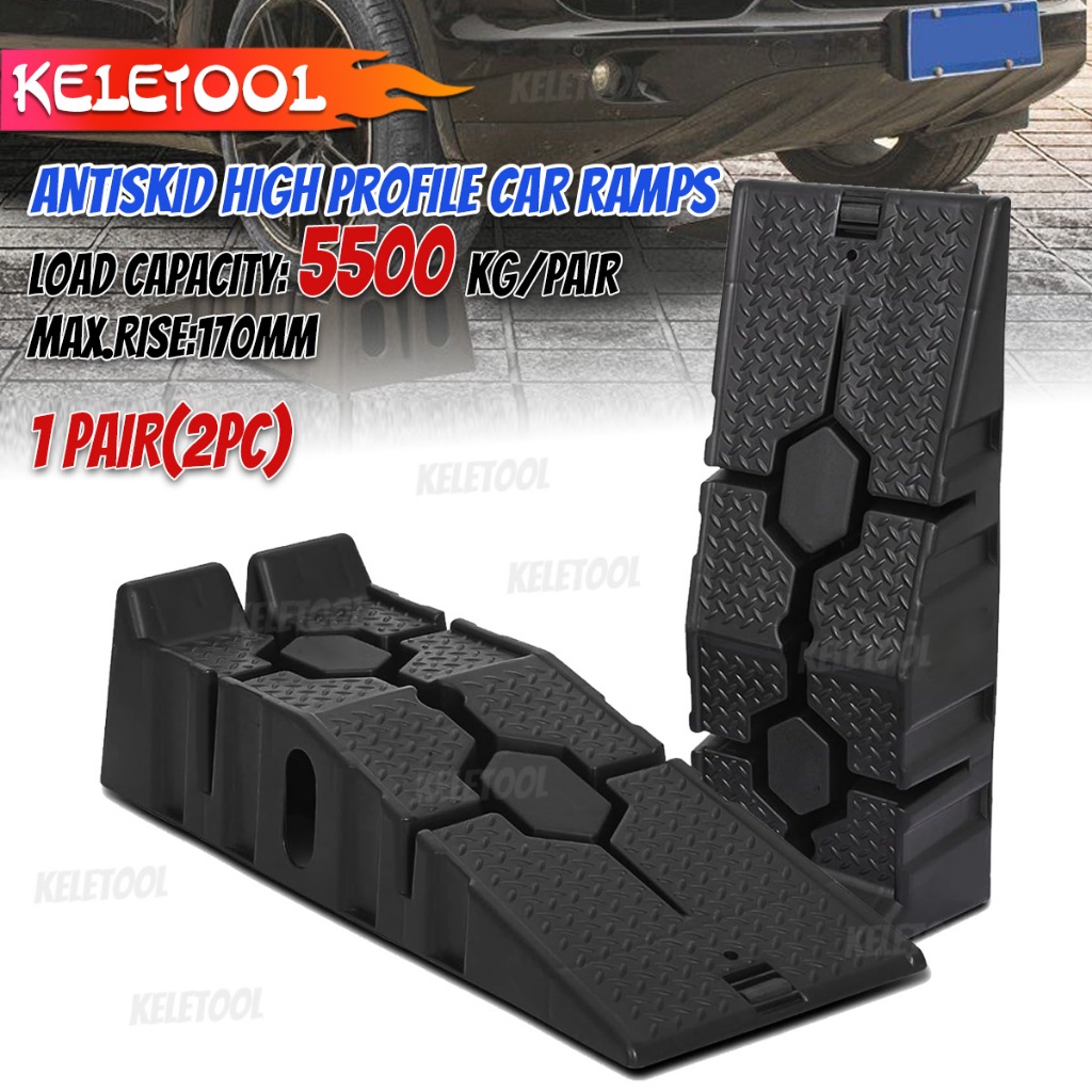 Jack Stand Jack kereta Heavy Duty Plastic Car Ramps Ramp Car Vehicle ...