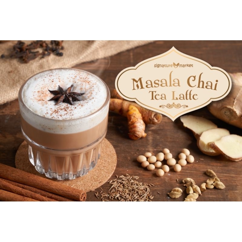 SIGNATURE MARKET CLEARANCE Masala Chai Tea Latte (With Organic Soy Milk ...