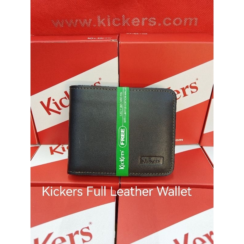 Kickers Full Leather Wallet 👉🏻100% Original 👉🏻1KDUA-T-53001 👉🏻Warna ...