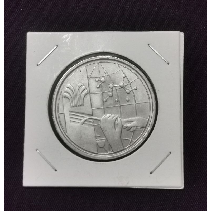 Duit Lama Malaysia Rm1 Syiling 1877-1977 100 Tahun Getah Asli Seperti ...