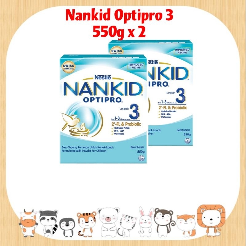 Nestle Nankid Optipro Stage 3 / Stage 4 (1.2kg/550g) | Shopee Malaysia