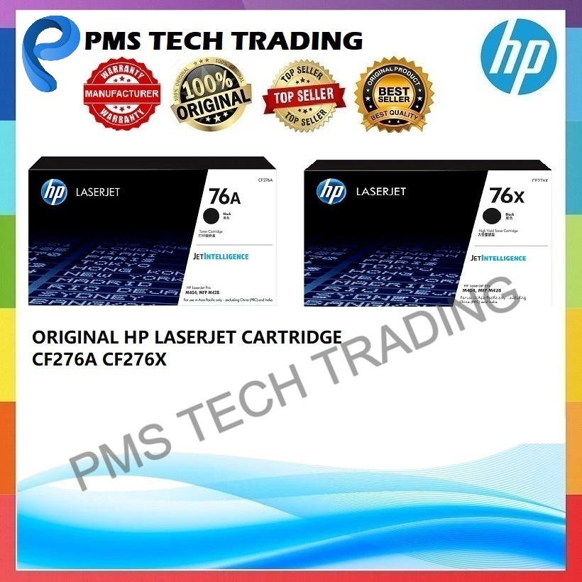 ORIGINAL HP LASERJET CARTRIDGE 76A CF276A 76X CF276X M404 Printer ...