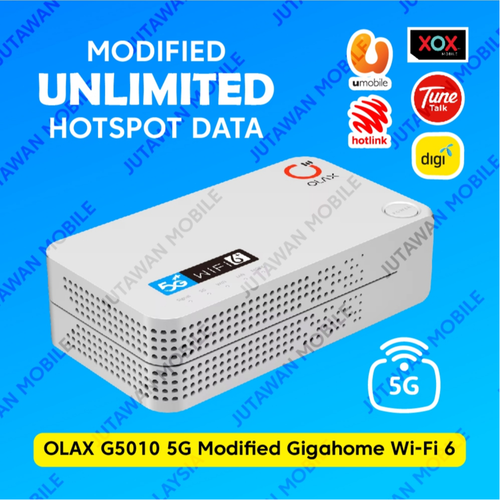 OLAX G5010 5G Modified Gigahome Unlimited Internet Hotspot with 4000mah ...