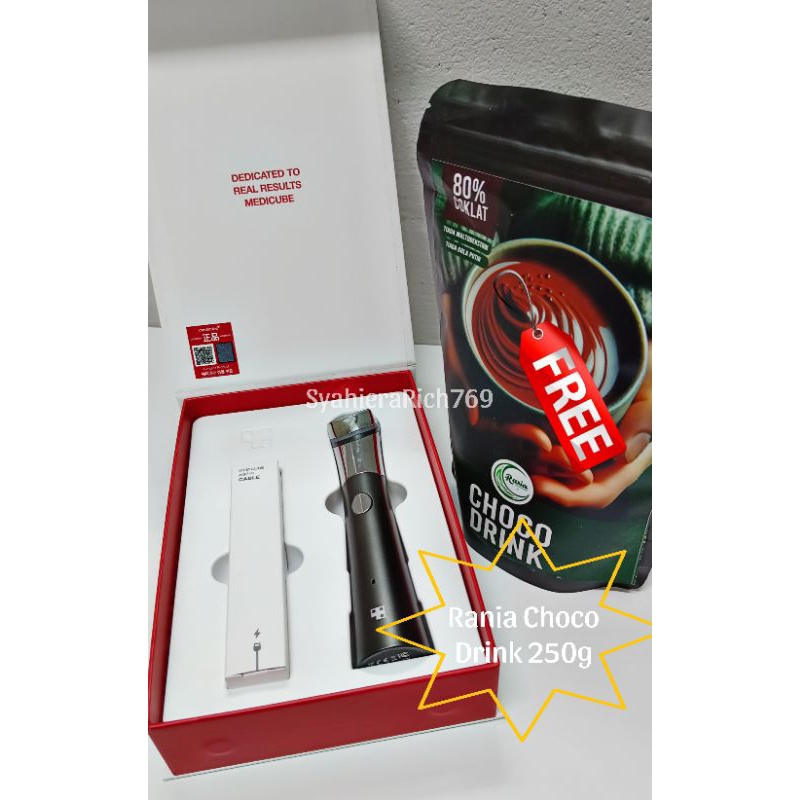 MEDICUBE BOOSTER H (PRELOVED) + FREE RANIA CHOCO DRINK 250G | Shopee ...
