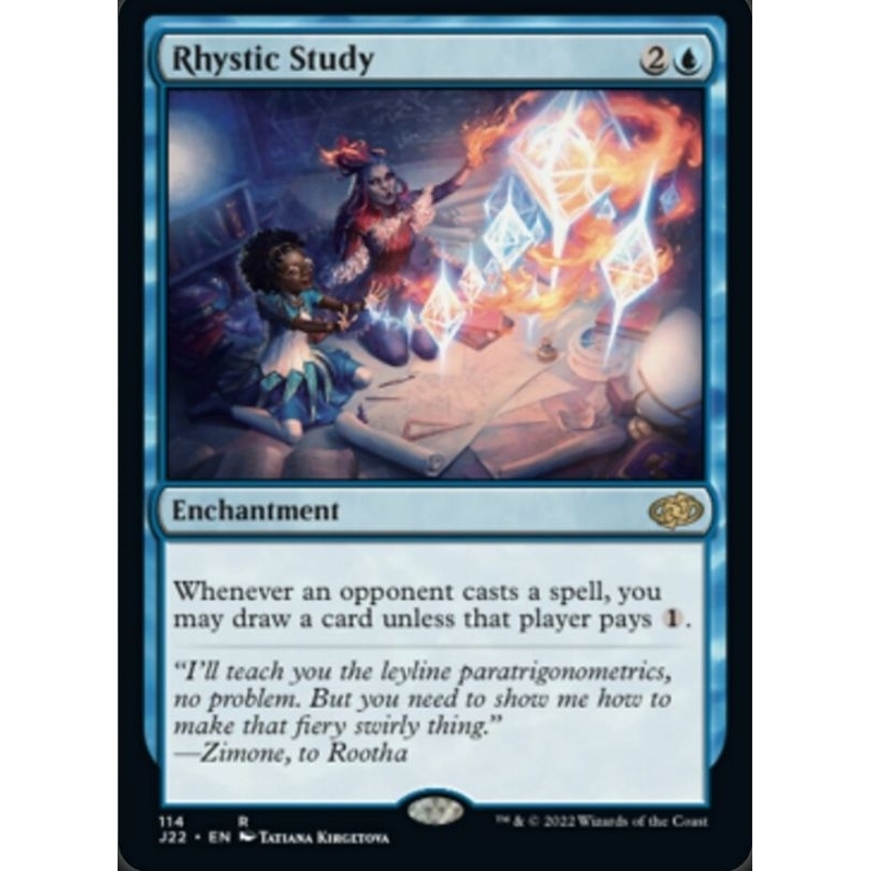 MTG Rhystic Study (J22)(Rare) | Shopee Malaysia