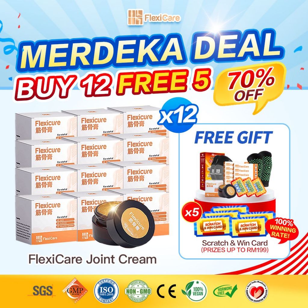 FlexiCare Official | Flexicure Joint Cream PROMO Knee Arthritis Muscle ...