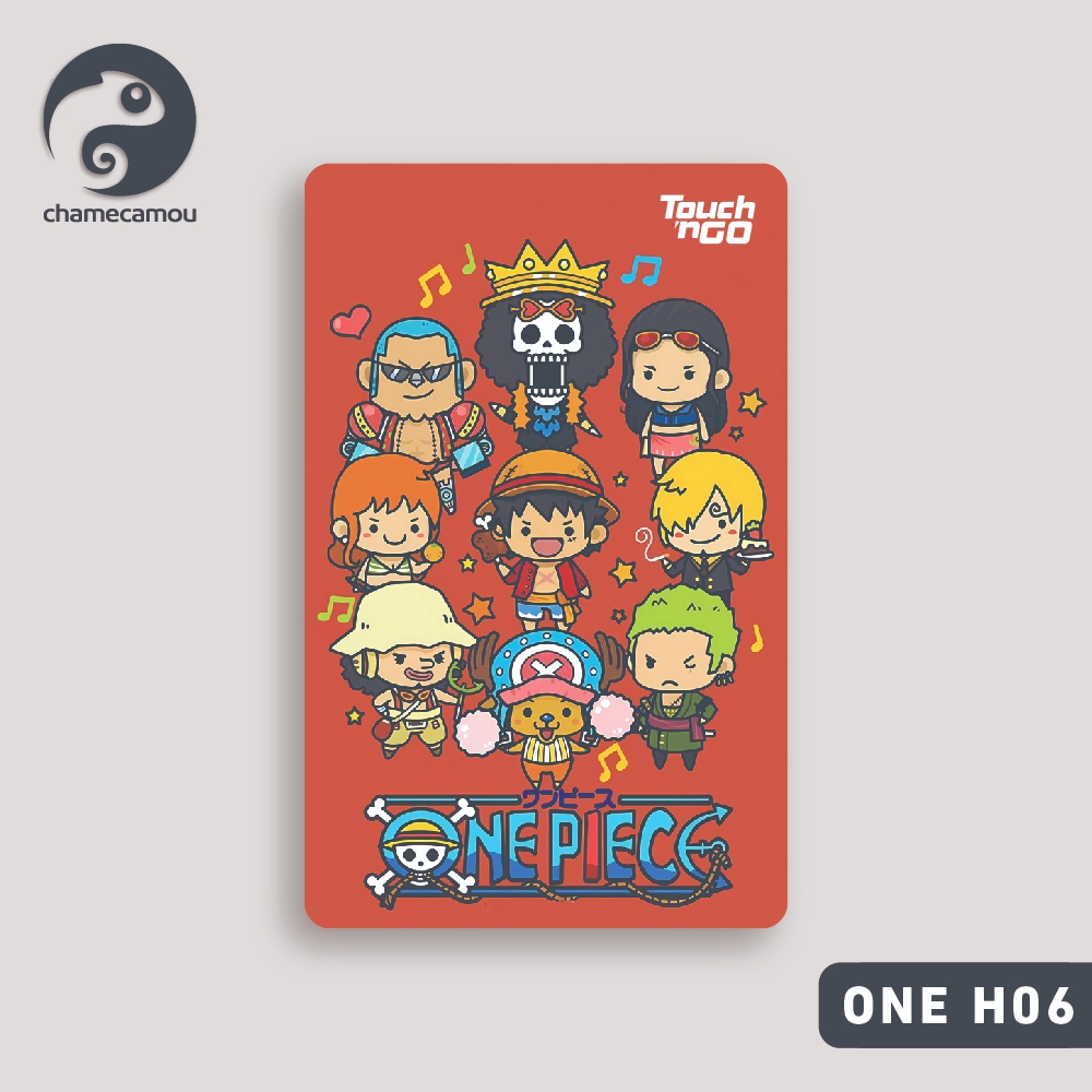 TNG Sticker One Piece Straw Hat Pirates Crew Members Group Touch n Go ...