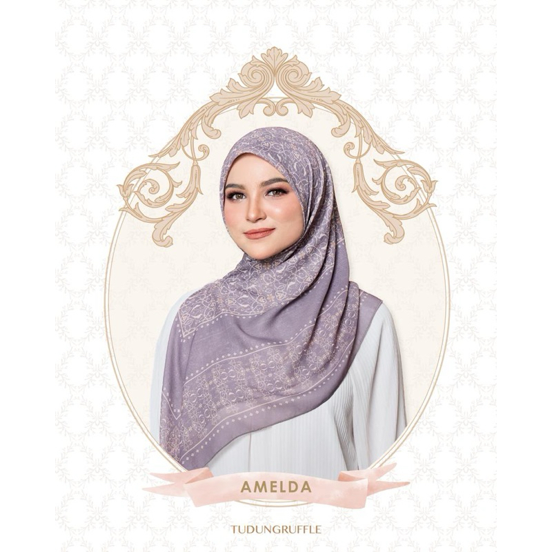 PRE ORDER!! TUDUNG RUFFLE VINTAGE GARDEN /READY STOCK!!TUDUNG RUFFLE ...