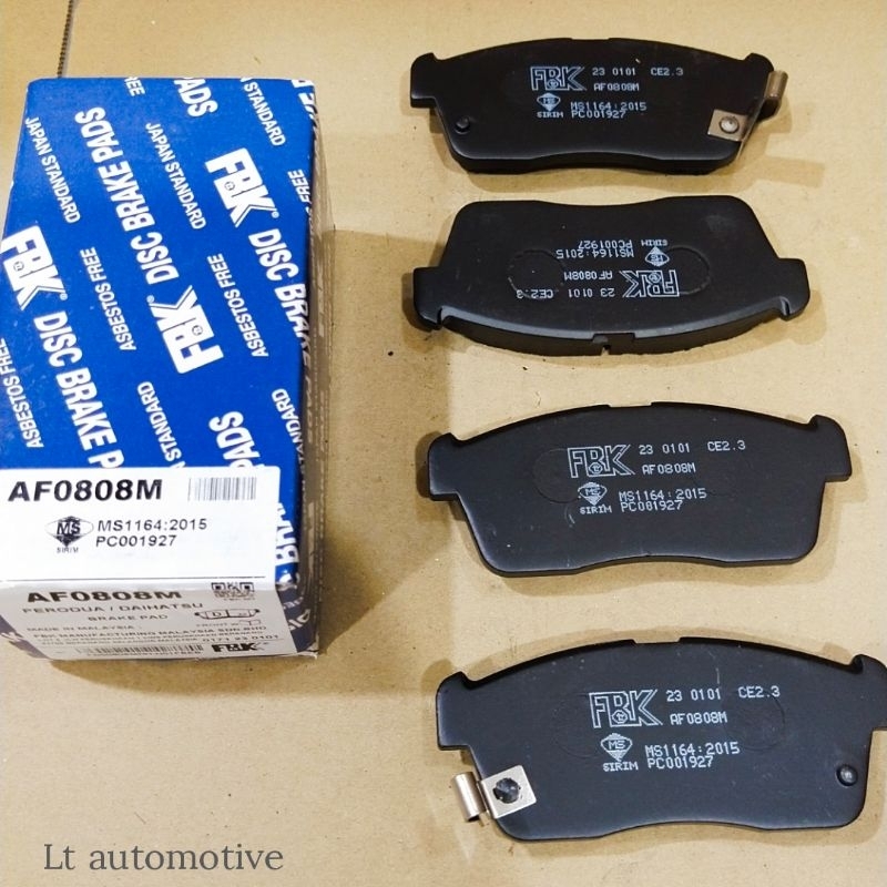 AF0808 Perodua myvi 1.0/1.3 05',toyota passo 1.0/1.3 FRONT disc brake ...