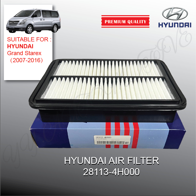 NEW ORI HYUNDAI 28113-4H000 AIR FILTER FOR HYUNDAI GRAND STAREX ENGINE ...