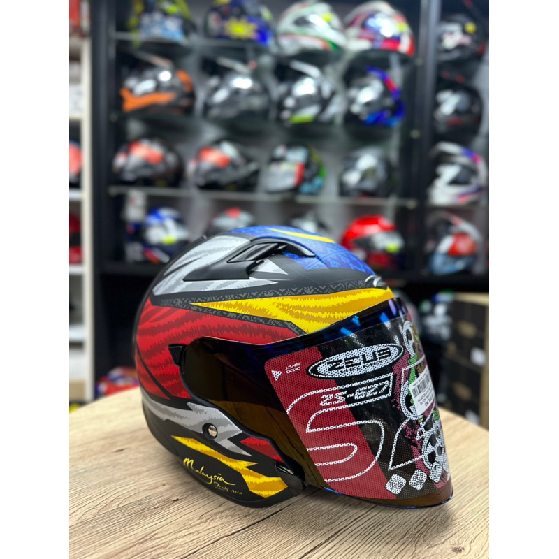Zeus Helmet ZS 627 Merdeka 2024 | Shopee Malaysia
