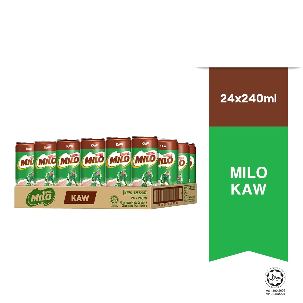 NESTLE MILO KAW Can 24x240ml | Shopee Malaysia