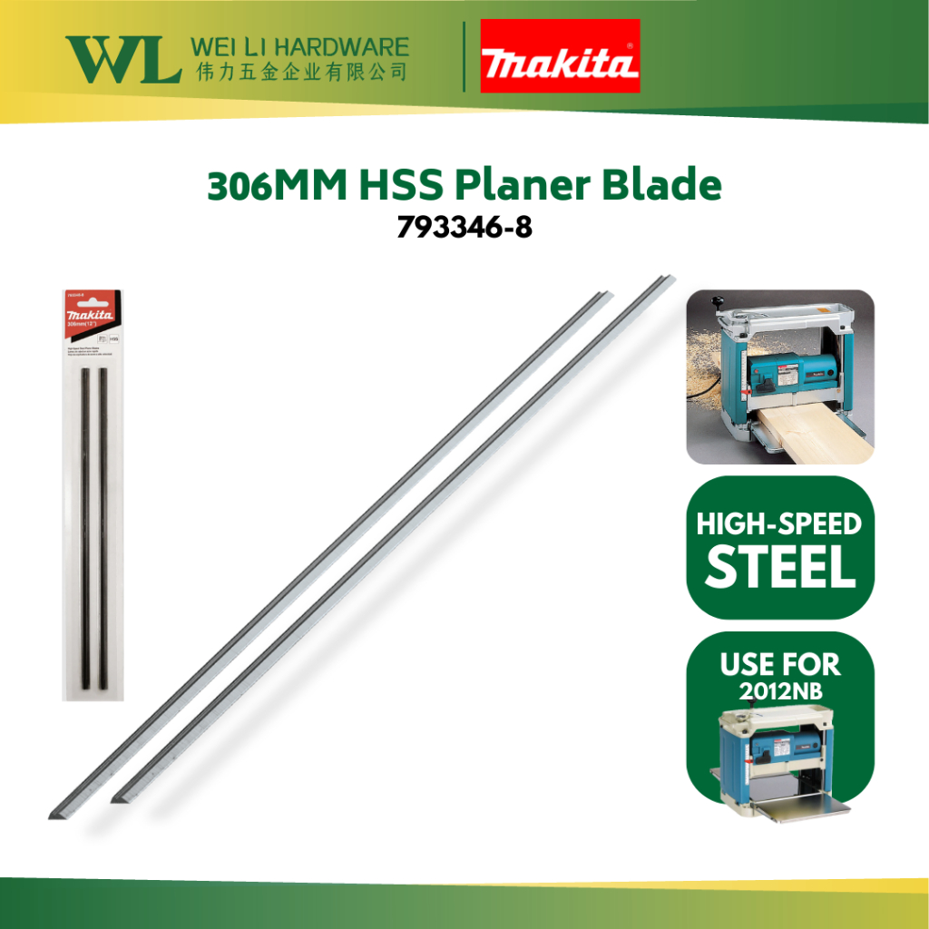 Makita 306mm Planer Blade for 2012NB 793346-8 / Makita orginal / ketam ...